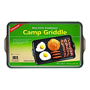 Coghlan's Two Burner Non-Stick Camp Griddle, 16.5 x 10-Inches Black & 9961 Multi-Spice, Multicolor