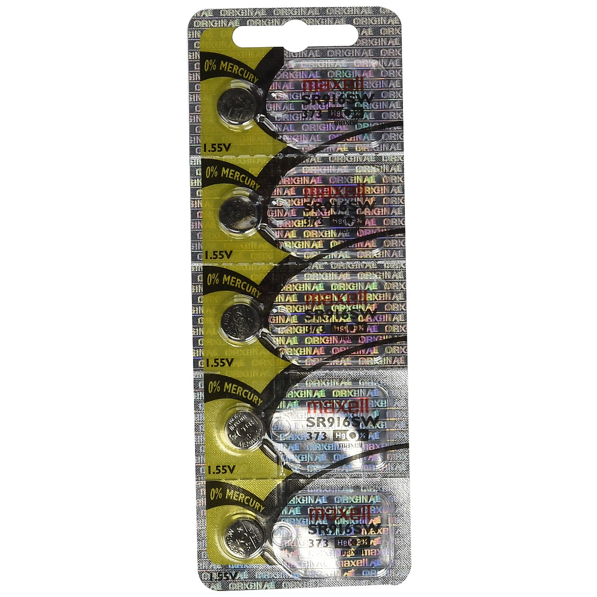 Maxell SR916SW SR68 SB-AJ SR916 373 Silver Oxide Watch Battery