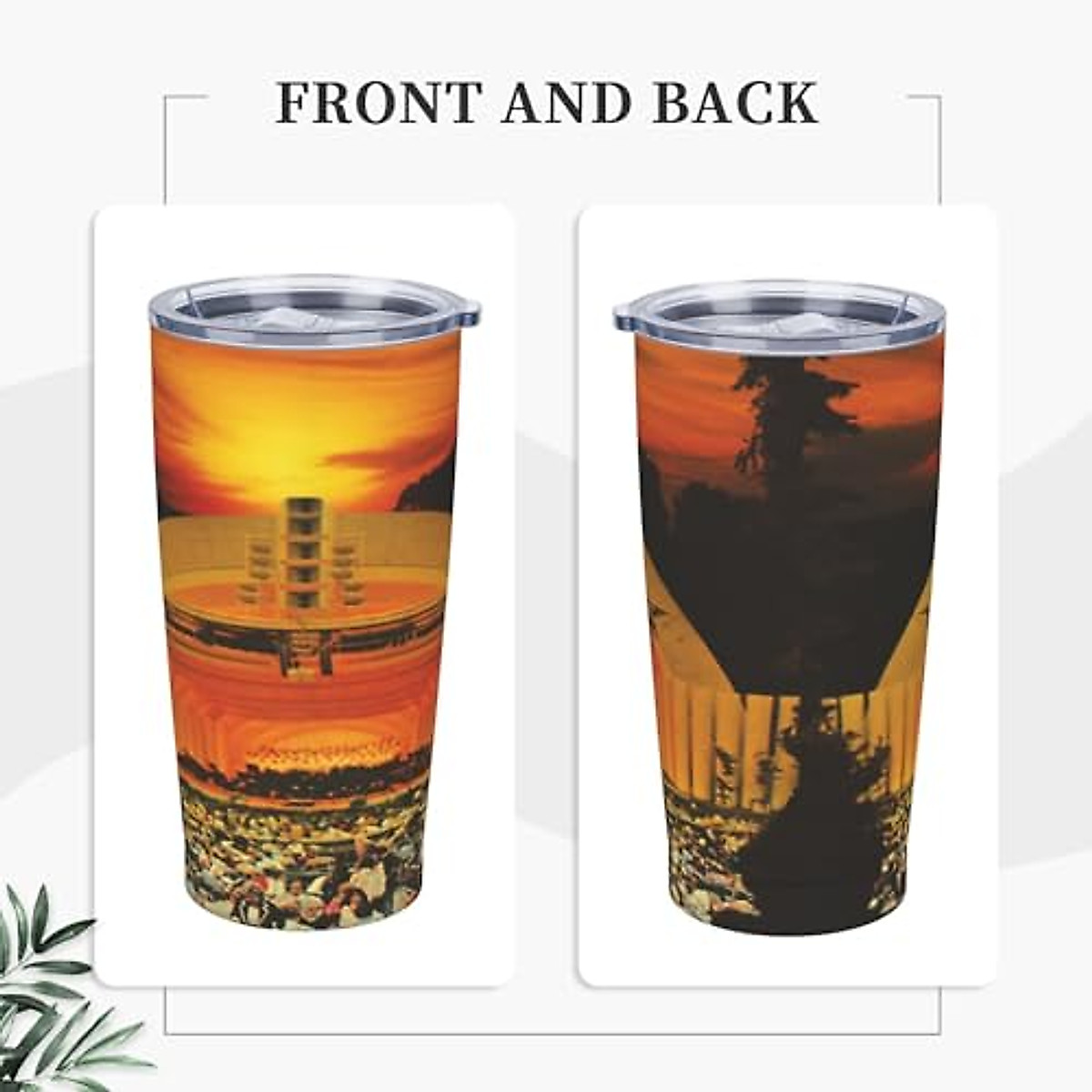 LAZHANG My Morning Rock Jacket Music Stainless Steel Insulated Car Sippy Cup With Lid Travel Mug for Cold Hot 20 oz