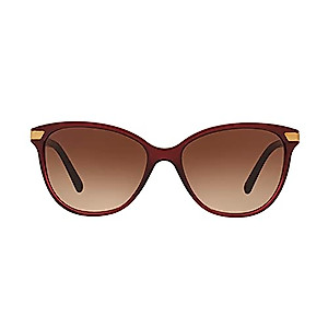 BURBERRY BE 4216 301413 Bordeaux Plastic Cat-eye Sunglasses Brown Gradient Lens