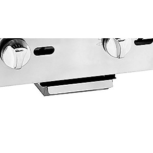 ATOSA US ATMG-48T-48″ HD Commercial Griddle Thermostatically Controlled Propane Griddle Cooktop Stainless Steel Restaurant Grill Portable Top Griddle - 100,000 BTU