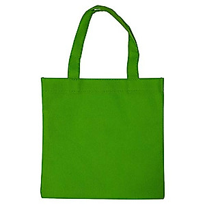 Kids Gift Bags - 12 Pack 6x6 Inch Extra Small Fabric Git Bags with Handles, Multi Color Cloth Fabric Reusable Totes Bulk, Neon Party Favor Bag for Kids Birthdays Parties, Gifts, Goodies, Treats, Candy