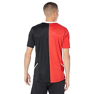 adidas Men's Messi Jersey, Black/Vivid Red, Large