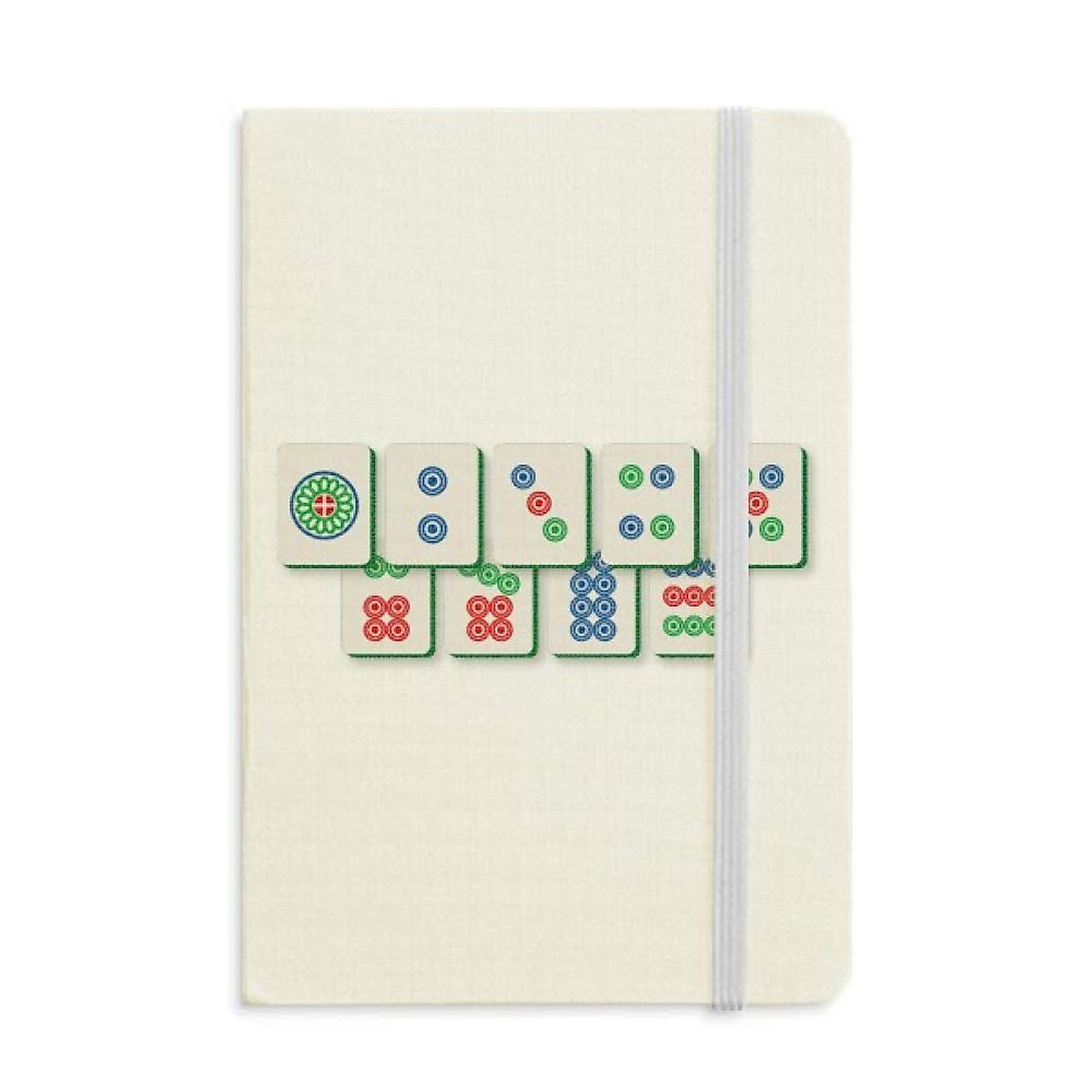 Mahjong Straight Flush Digital Package Notebook Official Fabric Hard Cover Classic Journal Diary