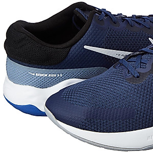 Nike Mens Renew Ride 3 Running Shoe, Midnight Navy/Wolf Grey-Black, 11 UK (12 US)