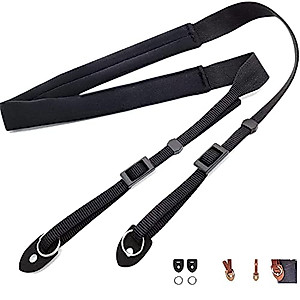 CHMETE Washable Soft Neoprene Camera Neck Strap (Black)