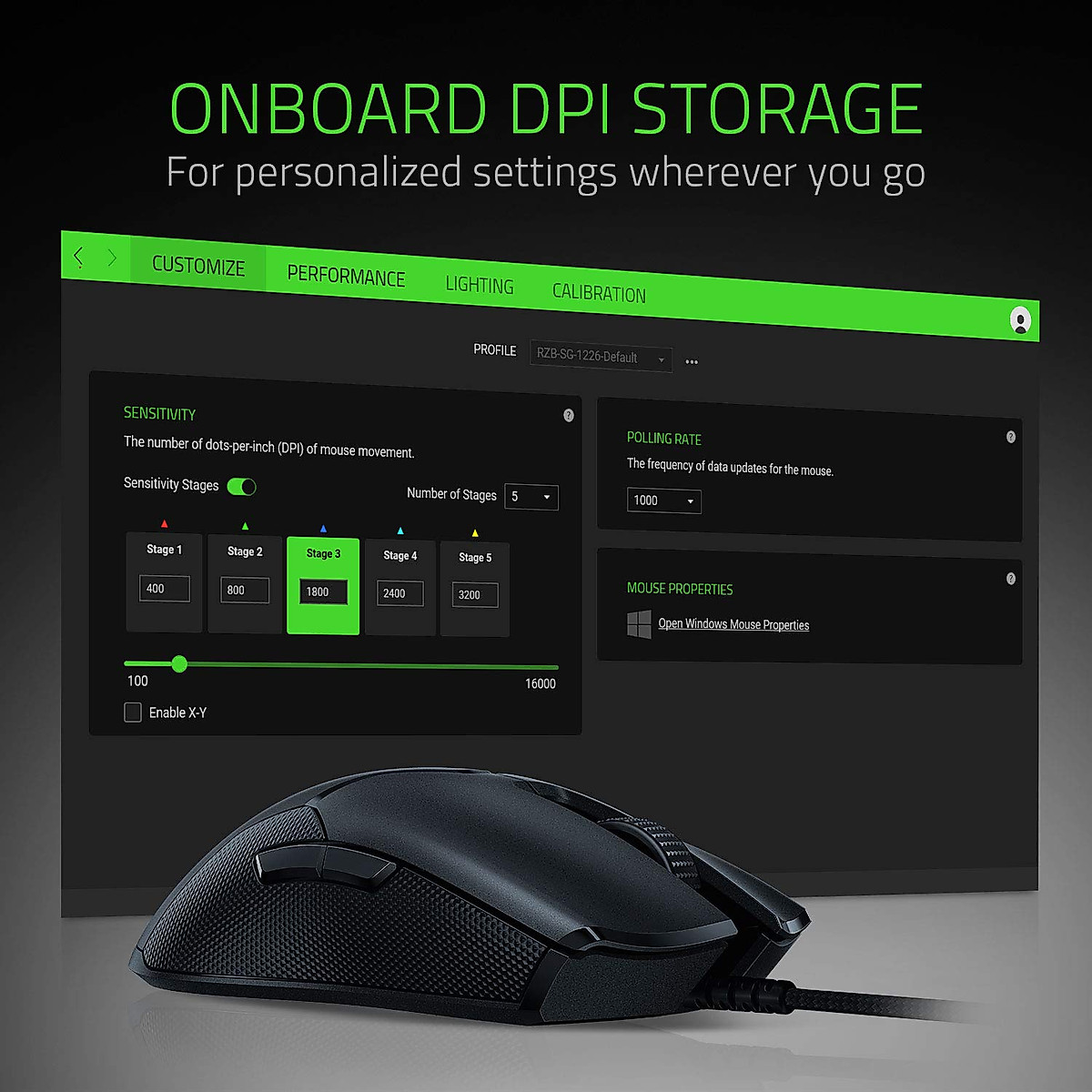 Razer Viper Ultralight Ambidextrous Wired Gaming Mouse: 2nd Gen Optical Mouse Switches - 16K DPI Optical Sensor - Chroma RGB Lighting - 8 Programmable Buttons - Drag-Free Cord - Quartz Pink