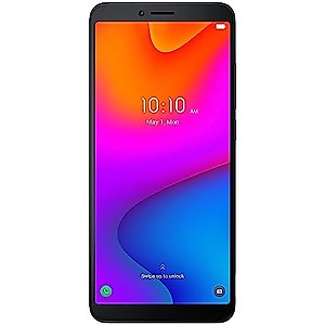 TCL ION V |2023| Cell Phone with 6.0" HD+ Display, 3+32GB Unlocked Phone, 3000mAh Battery, Android 13 Smartphone, Single SIM, US Version, Space Black