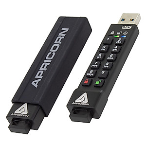 Apricorn Aegis Secure Key 3NX - USB3.0 Flash Drive ASK3-NX-8GB USB Memory 8GB Key Lock HD2239