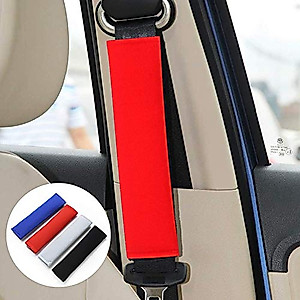 2 Pieces Car Seatbelt Pads for Children, Morechioce Universal Car Seat Belt Shoulder Strap Covers Adjustable Seat Belt Cover Pad Protective Seat Belt Cushion Car Seat Belt Protector, Blue
