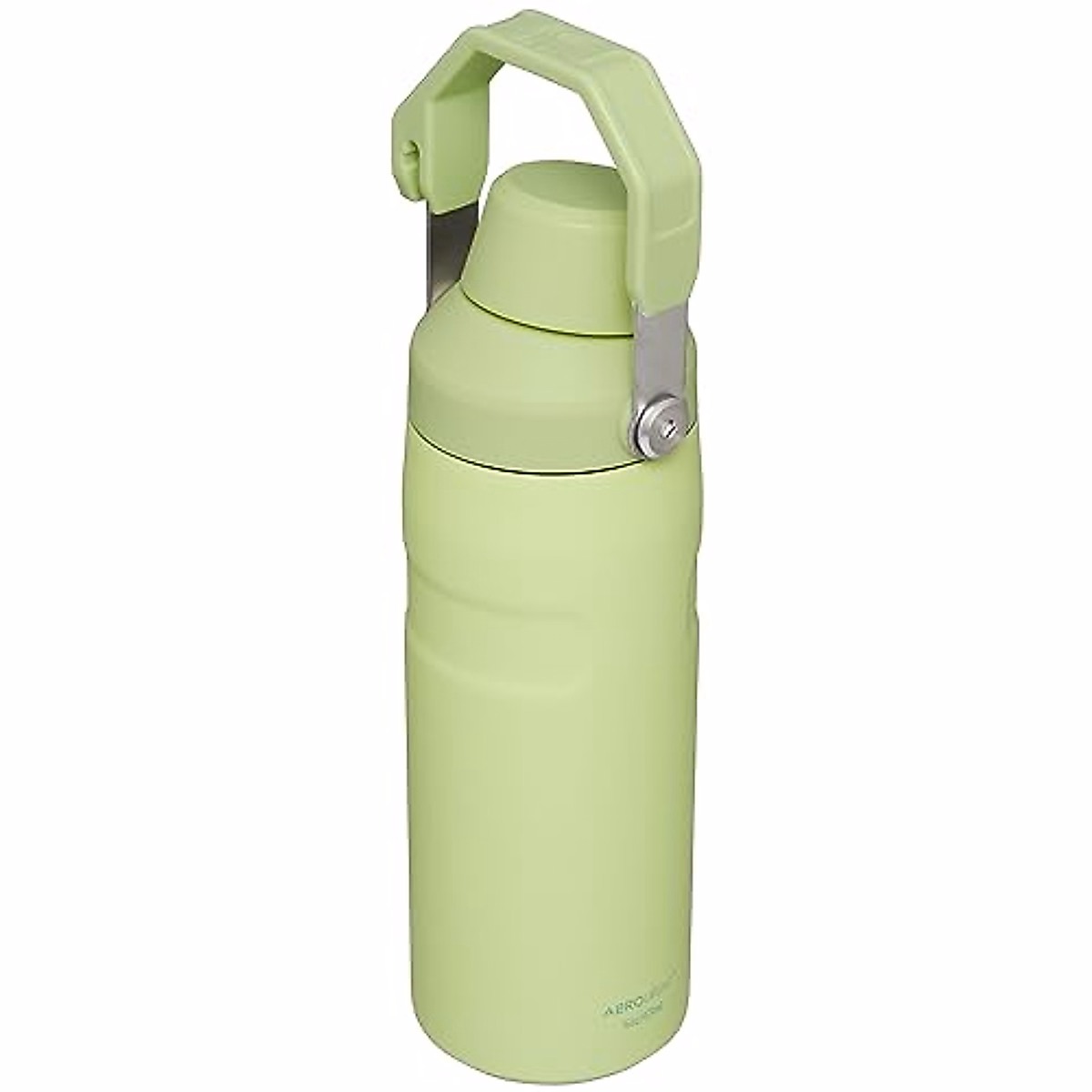 Stanley IceFlow Fast Flow Water Bottle 16 oz | Angled Spout Lid | Lightweight and Leakproof for Travel and Sports | Insulated Stainless Steel | BPA-Free | Citron