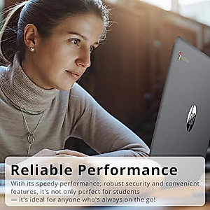 HP 2022 11.6" HD Display Chromebook Laptop, Intel Celeron Processor N3350, 4GB RAM, 32GB eMMC, Intel HD Graphics 500, HD Webcam, HD Audio, USB-C, Chrome OS, Gray, 32GB SnowBell microSD Card