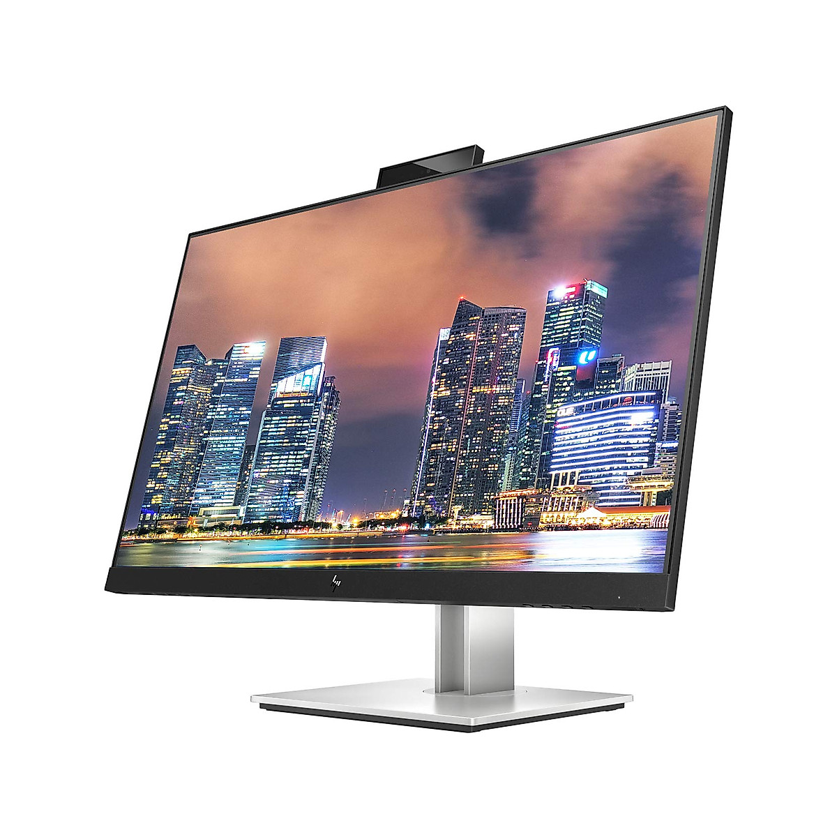 HP E24d G4 24 Inch FHD 1980 x 1080 IPS Docking Monitor with Webcam, HDMI, DisplayPort, USB 3.0, USB-C Bundle with HP E243 Monitor and Desk Mount Clamp Fully Adjustable Dual Monitor Stand
