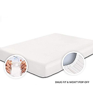 Myrtle Collection Superior Hotel Luxury 1500 Thread Count 4-Piece Bed Sheet Set Authentic Heavy Egyptian Cotton Fits Mattress 15" To 18'' Inch Deep Pocket, King Size, White Color { Style : Solid }