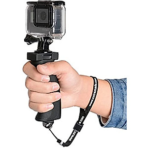 Universal Ergonomic DSLR Mirrorless Camera Camcorder Monocular Hand Grip Stabilizer, Portable Handheld Selfie Stick, Long Focus Lens Video Light Holder Mount for YouTube Tiktok Vlogging Starter Kit