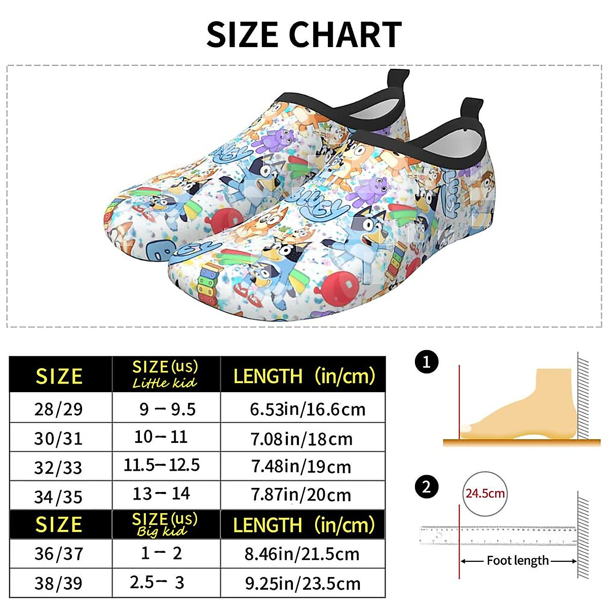 NZHMZJK Water Shoes for Boy Girl Quick-Dry Aqua Socks Swim Beach Yuga Exercise Wear Sport Pool Camping Must Haves Youth Size Style-04-2.5-3 Little Kid