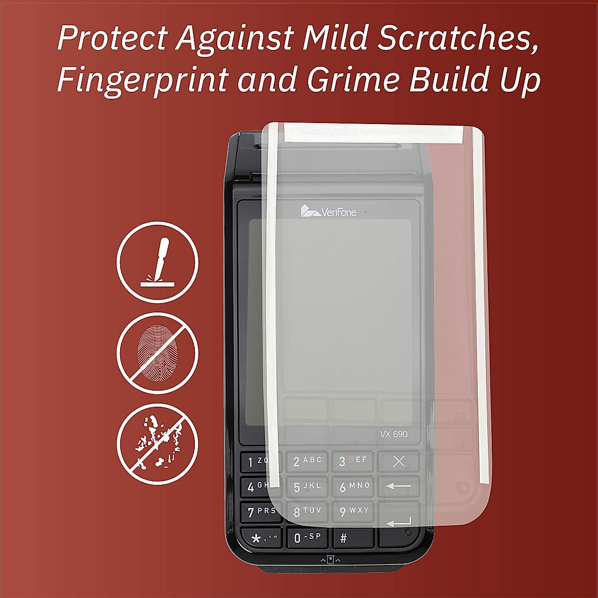 Discount Credit Card Supply Verifone Vx690 Terminal Spill Covers