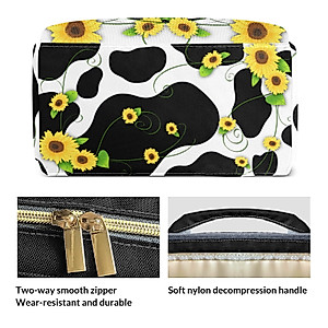 Anneunique Custom Mummy Bags Sunflower Cute Cow Print Diaper Bag Shoulder Backpacks Nursing Giving for Teenager