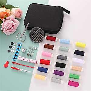 IRDFWH Handbag Portable Needle and Thread Box Set Home Sewing Bag Sewing Tool Needle and Thread Bag