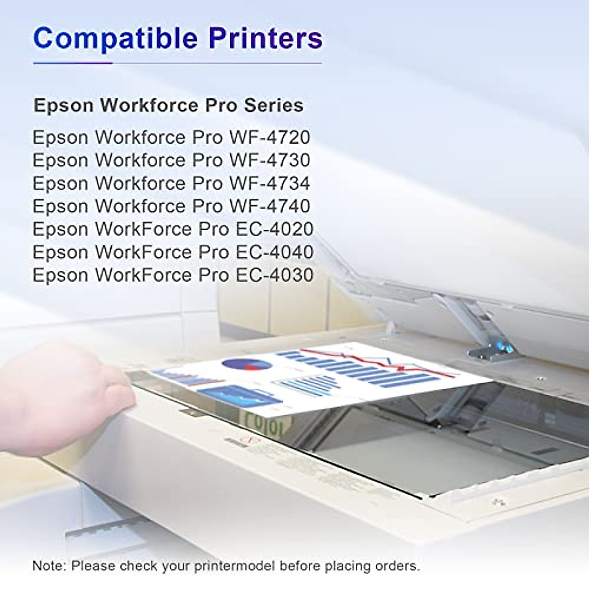 Vinker 802XL Remanufactured Ink Cartridge Replacement for Epson 802XL Ink Cartridges Combo Pack T802XL 802 T802 for Workforce Pro WF-4720 WF-4730 WF-4734 WF-4740 EC-4020 EC-4030 Printer (4 Pack)