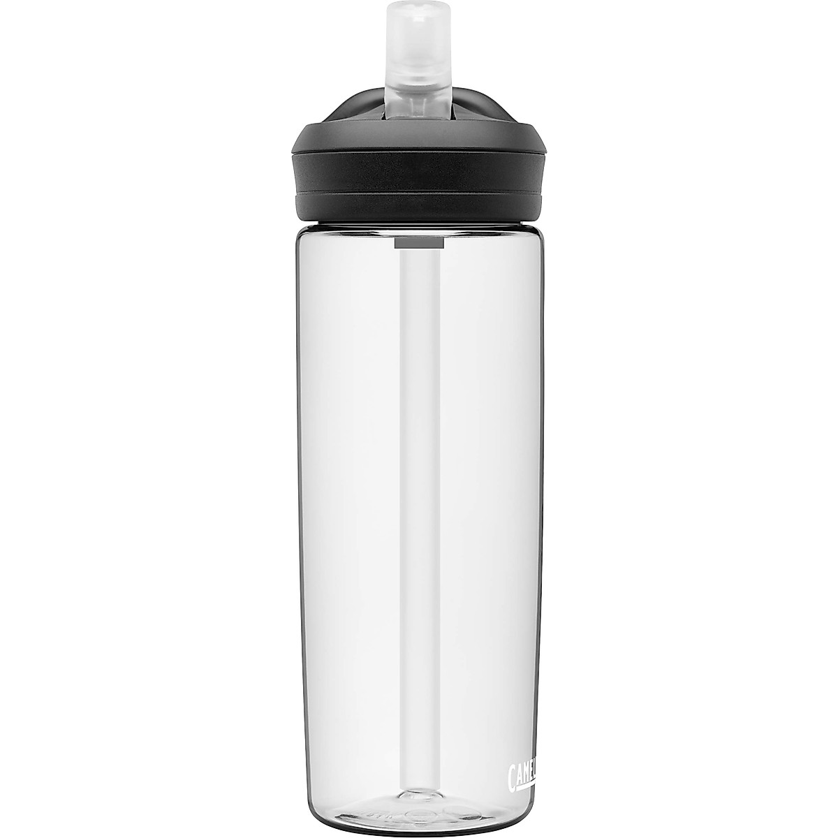 CamelBak eddy+ Water Bottle with Tritan Renew – Straw Top 20oz, Clear