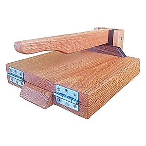 Central Coast Woodworks Hardwood Tortilla Press - Red Oak - 11.5 inch