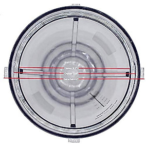 Bidihome Blender Cups for Ninja Blender, 18OZ Cup with Sip & Seal Lids Compatible with 900w 1000w Nutri Ninja Blender Auto iQ series (2 Pack)