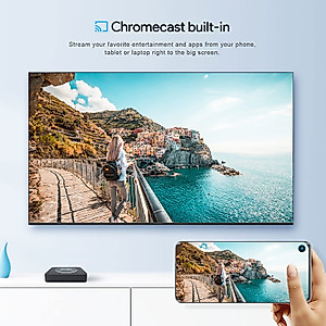 Android 11.0 TV Box, MECOOL KM2 Plus 2GB 16GB Smart TV Box with Netflix Certified, Google Assistant Dolby Atmos, TV Box 4K Support AV1, 2.4G/5G, Ethernet, WiFi 5, BT 5.0 with Amlogic S905X4 (Black)