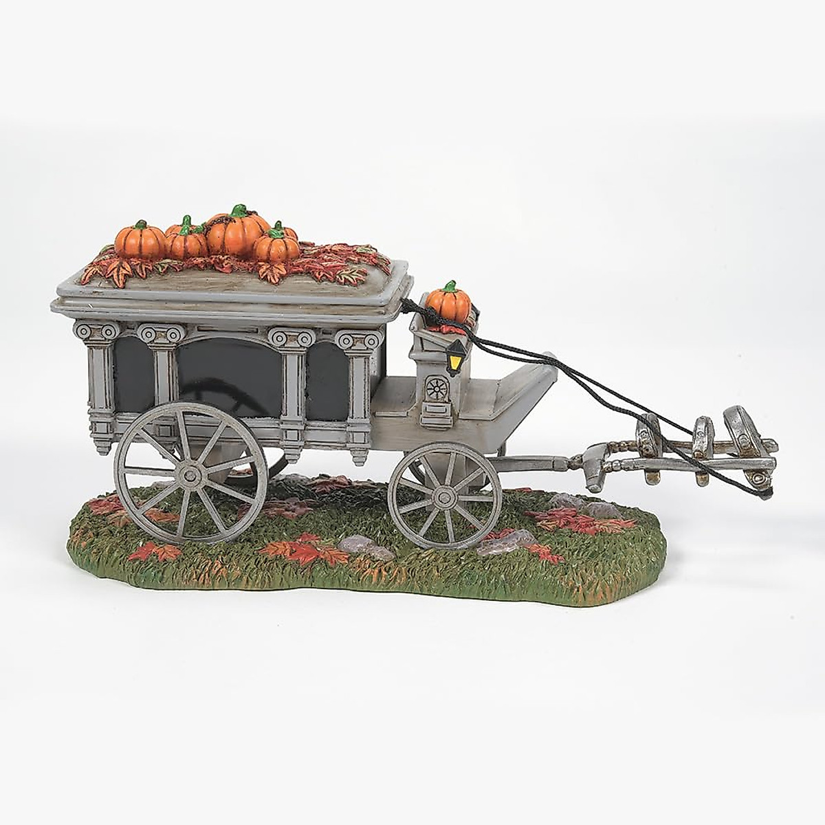 Department 56 Snow Village Accessories Halloween Disneyland The Haunted Mansion Hearse Figurine, 4.17 Inch, Multicolor