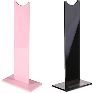 ANIIC Headset Stand Headphone Stand Stable Headset Bracket Display Shelf Computer Gaming Holder Rack Earphone Vertical Bracket Hanger Headphone Stand (Color : Pink)