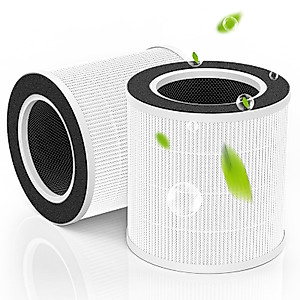 2-Pack VK-6067B Filter Replacement Fit For HOKEKI VK-6067B Air Purifier and For Vremi Premium True HEPA Air Purifier, 3-Stage Filtration With H13 and Activated Carbon Filter