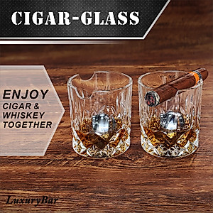 Cigar Whiskey Decanter Sets for Men with 4 Chillball & Bamboo Tray,Whiskey Decanter Set Liquor Decanter Whiskey Set Gifts for Men,Tequila Decanters for Alcohol,Bourbon Decanter