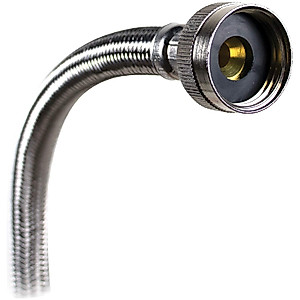 Certified Appliance Accessories STMKIT3 Braided Stainless Steel Steam Dryer Installation Kit, 6ft