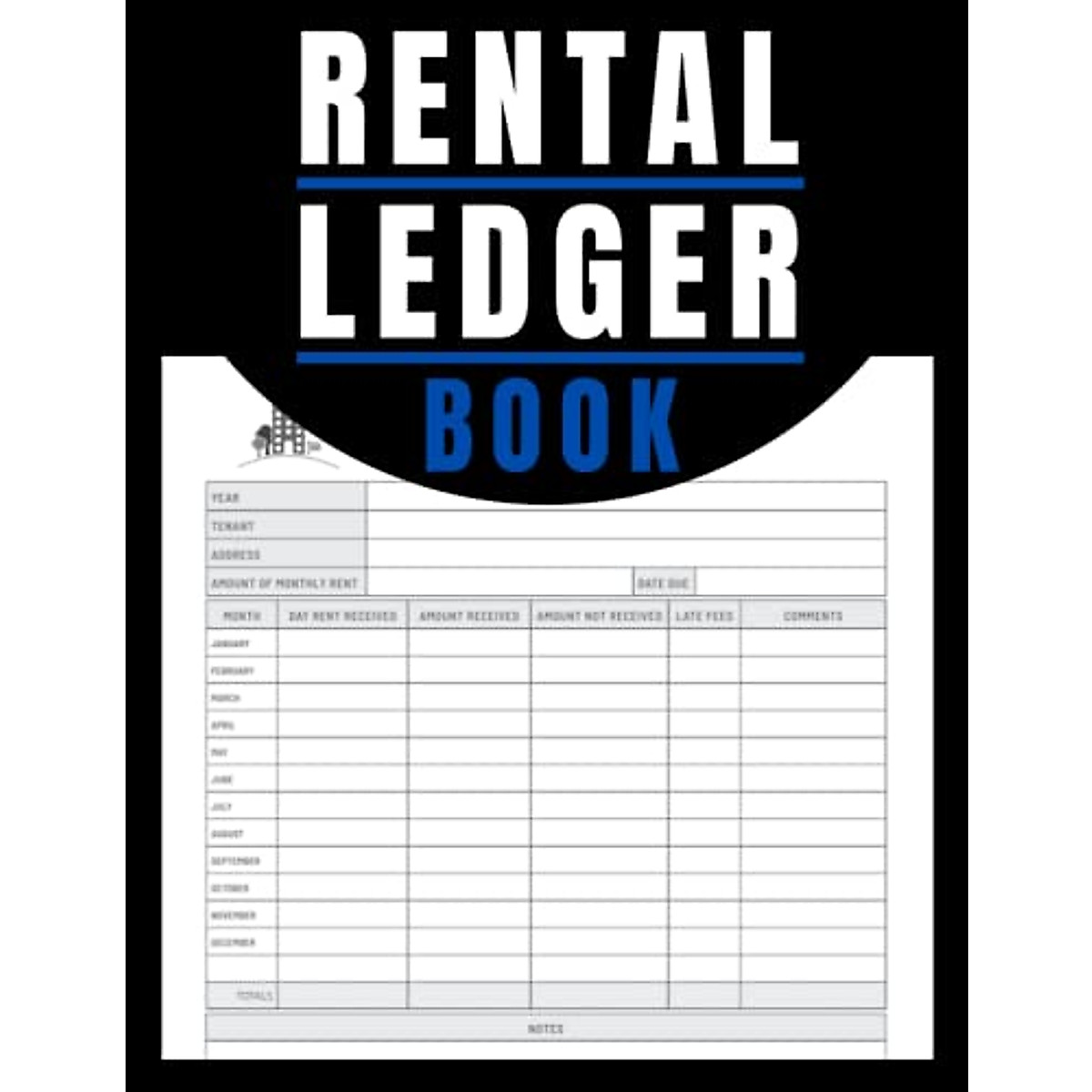 Rental Ledger Book: Rent Management Notebook | Landlord Rent Receipts | Rental Property Record Book for Landlord and Property Management Managers To ... Tenant Name, Address, Date, Amount Received