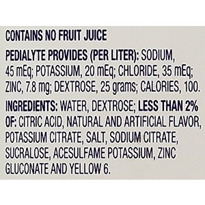 Pedialyte Oral Electrolyte Maintenance Solution, Fruit Flavor, 1 qt (1.8 fl oz) 1 lt