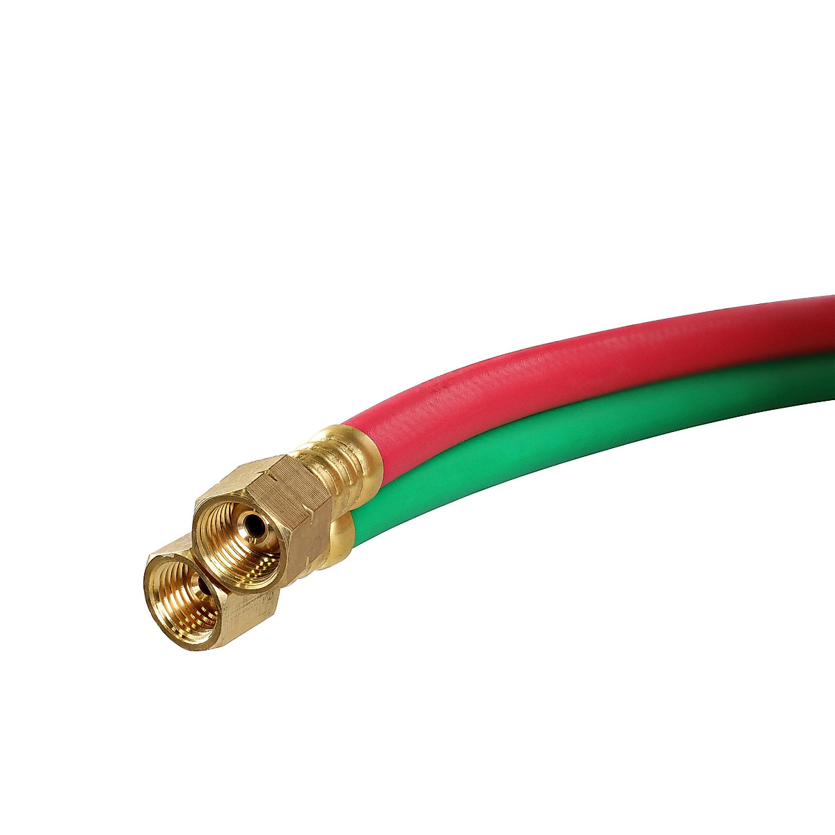 ABN Oxy Acetylene Hose, 50 Foot x 1/4 Inch - B Fitting Twin Cutting Torch Hose for Welding