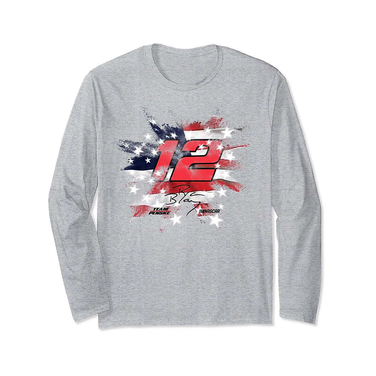 NASCAR - Ryan Blaney - Fireworks Long Sleeve T-Shirt