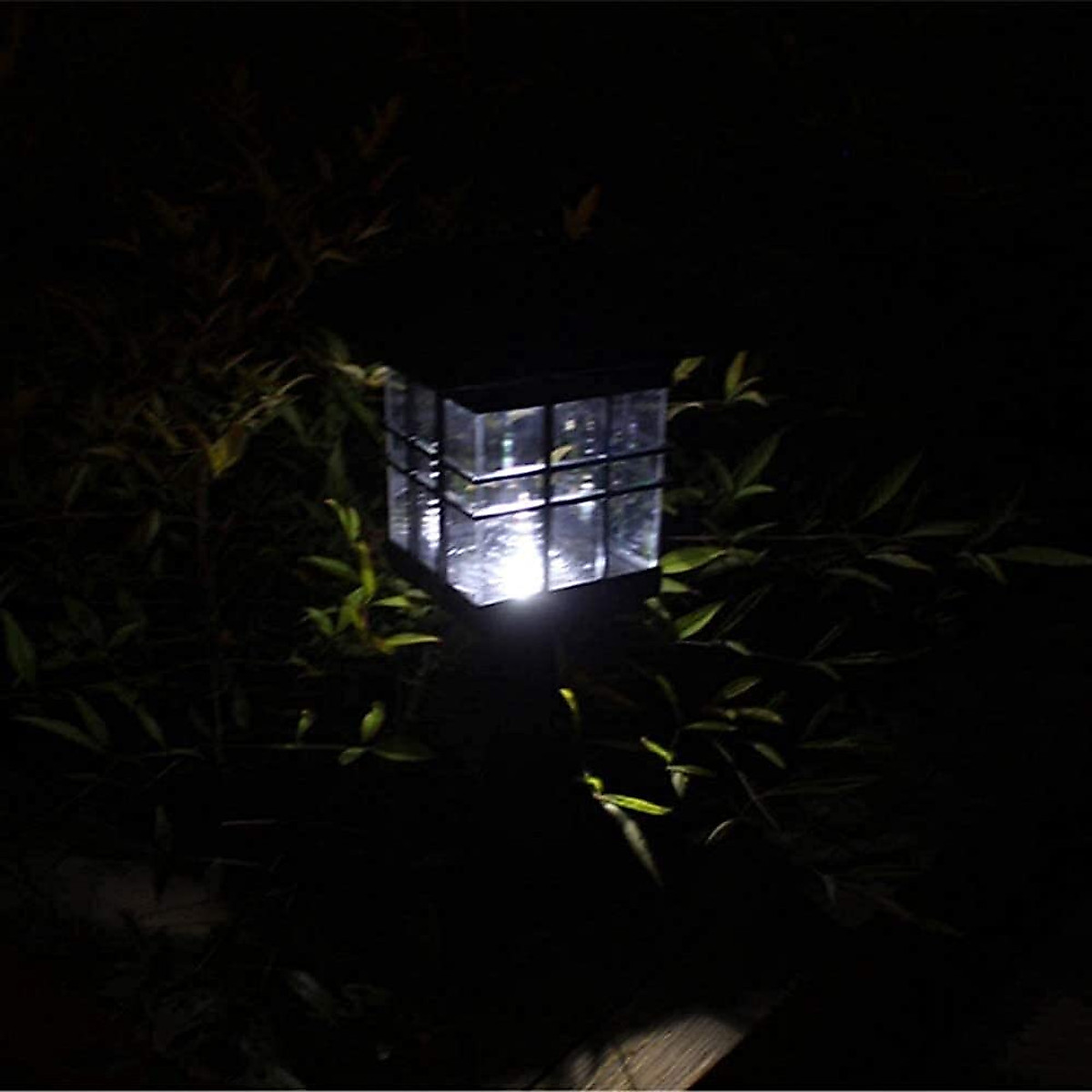 BOOHR Solar Post Lights, Waterproof Fence Pillar Lights, Outdoor Decoration Patio Lights for Home and Garden