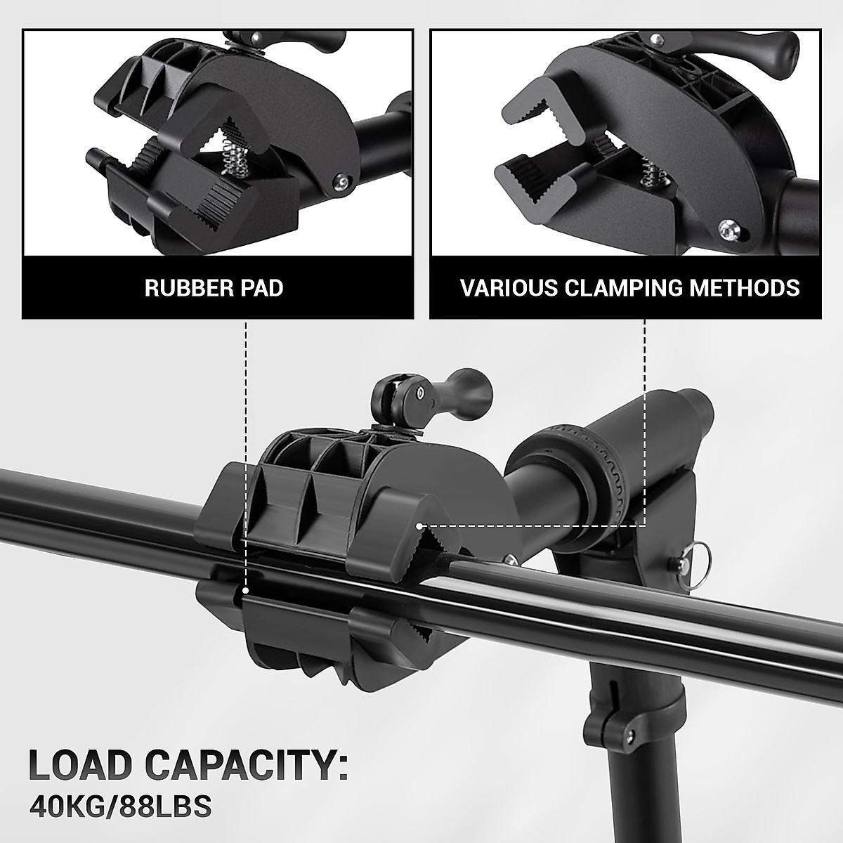 Himiway Bike Repair Stand, Bench Mount Bike Stand E-Bike Repair Workstand, Adjustable Quick Release Bicycle Maintenance Rack Bike Clamp Workbench Work Stands for Road Mountain Bike