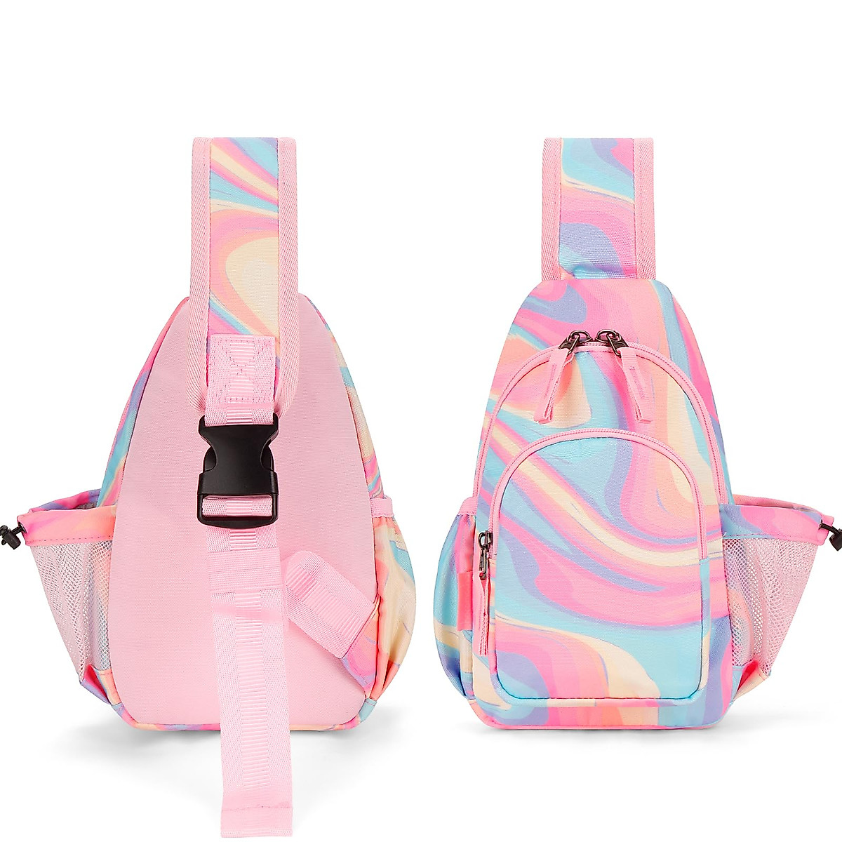 Choco Mocha Kids Sling Bag Chest Bag for Boys Crossbody Shoulder Bag for Travel, Christmas Gift for Kids, Ball-Blue