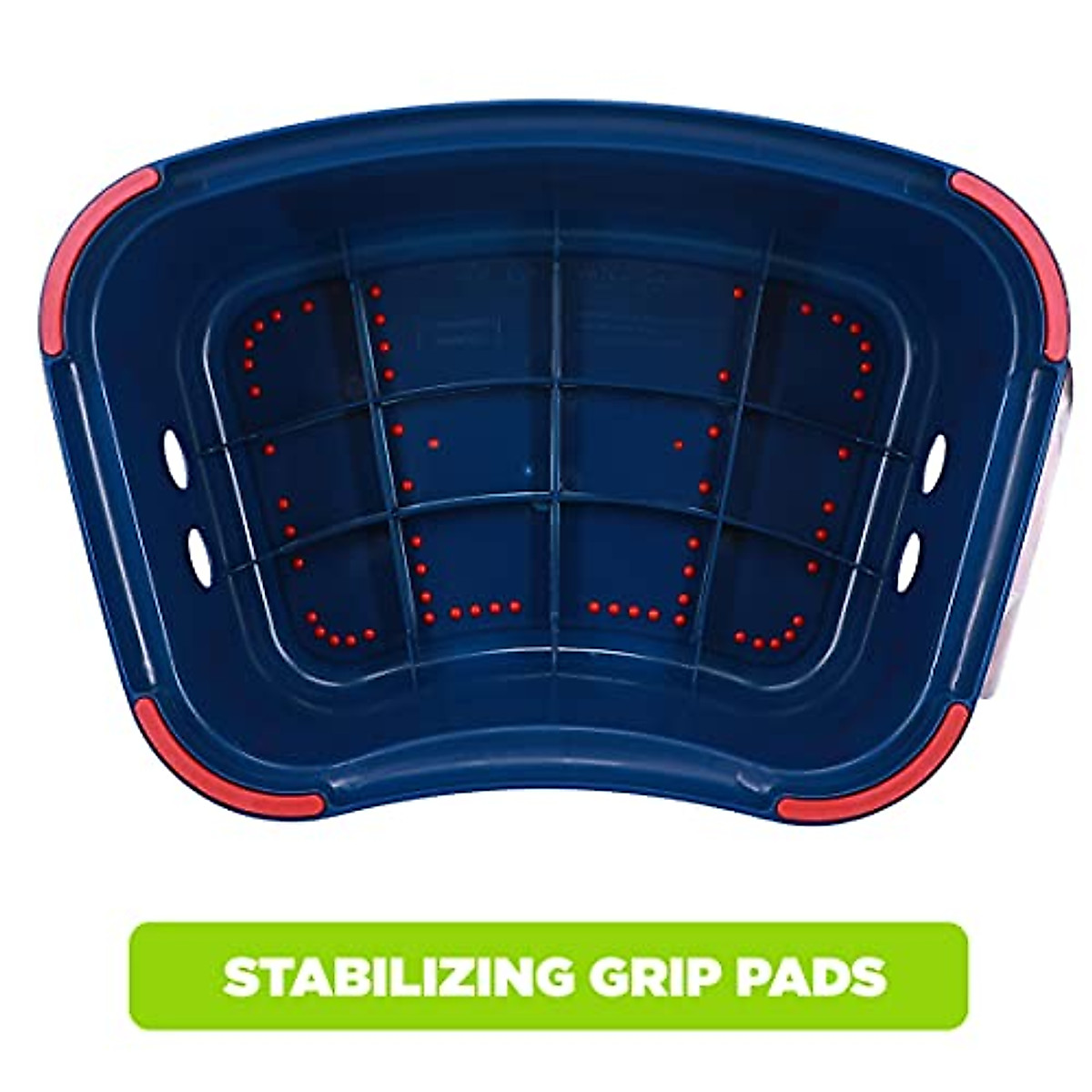 Ginsey Disney Mickey Mouse All Star Bathroom Step Stool for Kids Using The Toilet and Sink, Red and Blue, 9.75" x 5.25" x 14.25", 1.08 lb, 1 Count (Pack of 1), (56503)