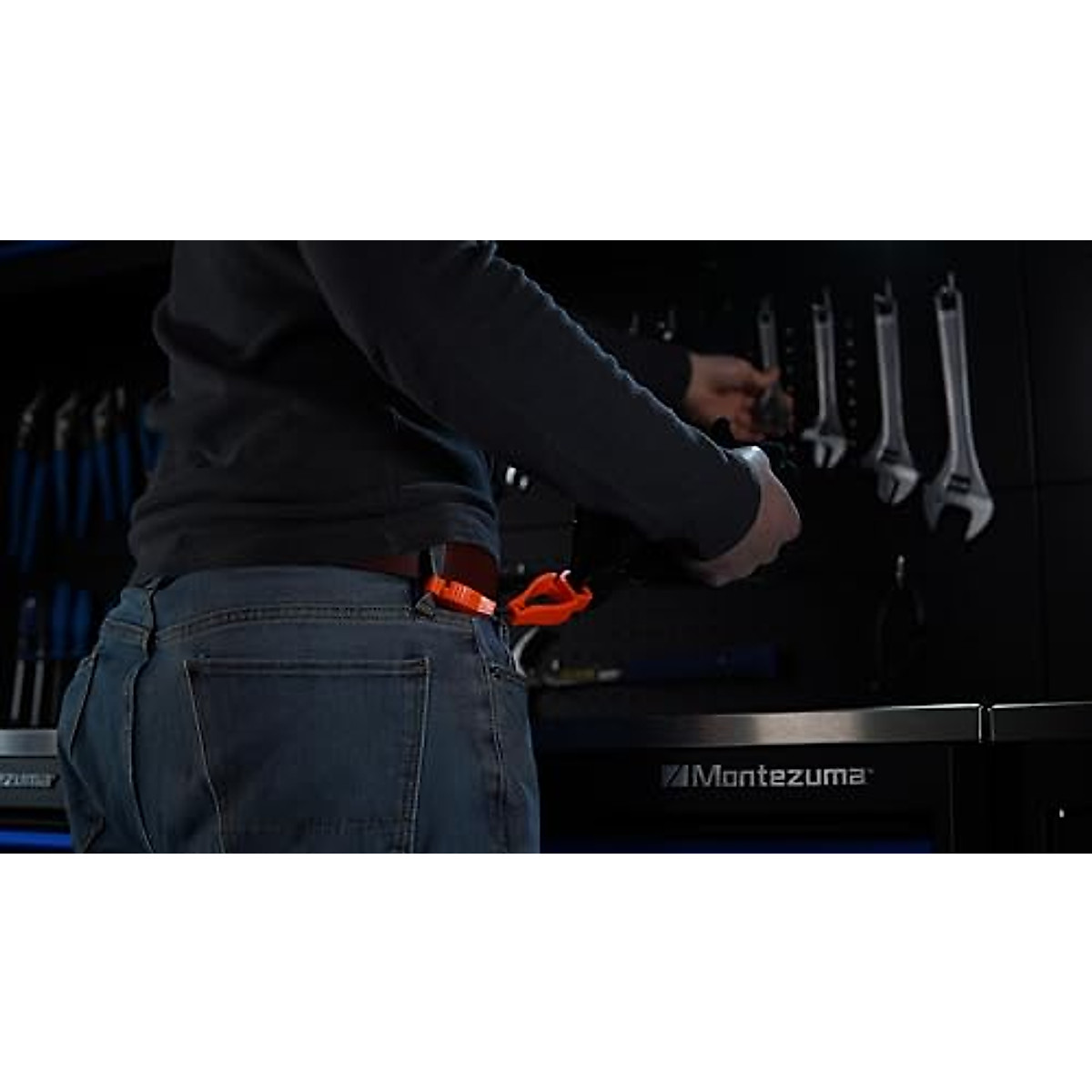 Glove Guard 1939OR Clip, Blaze Orange, Large