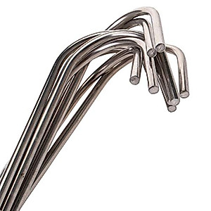 Tinsow 4 PCS 5.1 Inch Meat Hooks S-Hook Stainless Steel Meat Processing Butcher Hook Pot Hooks for Bacon Hams Meat Processing Butcher Hook Hanging Drying BBQ Grill Cooking