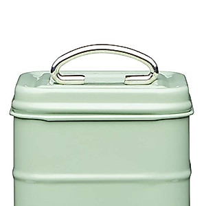 KitchenCraft Living Nostalgia Coffee Storage Canister, 11 x 17 cm (4" x 6.5") - English Sage Green