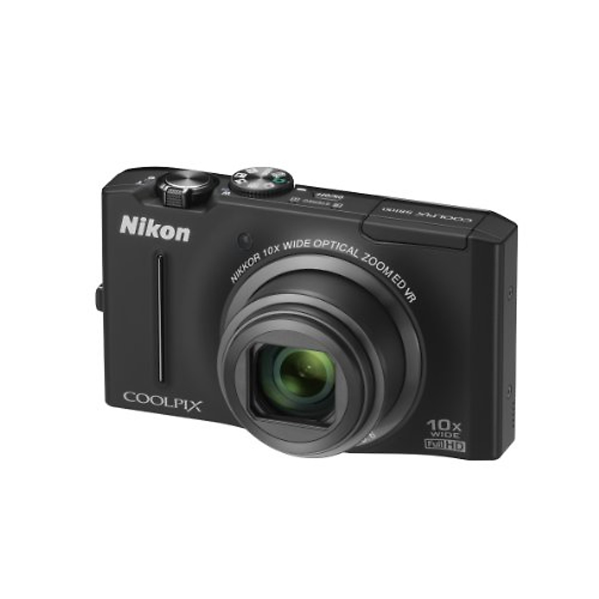 Nikon Coolpix S8100 12.1 MP CMOS Digital Camera with 10x Optical Zoom-Nikkor ED Lens and 3.0-Inch LCD (Black)