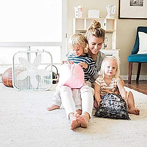 The Original Patented AirFort - Build A Fort in 30 Seconds, Inflatable Fort for Kids, Play Tent for 3-12 Years, A Playhouse Where Imagination Runs Wild, Fan not Included (Pretty in Pink)