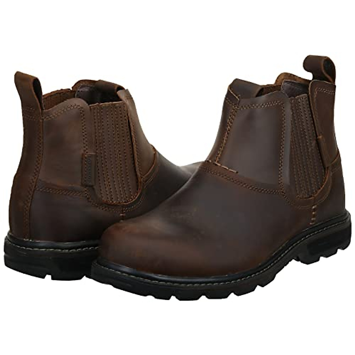 Skechers Men's Blaine Orsen Ankle Boot,Dark Brown,9.5 M US