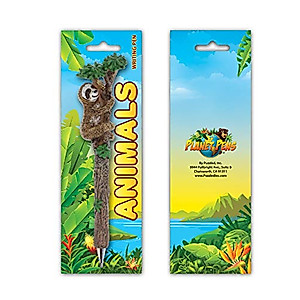 Planet Pens Sloth Novelty Pen - Cute Funny Pens for Kids, Teens and Adults, Fun Cool Ball Point Pen for School Writing and Unique Office Supplies, Cute Sloth Pen Gift for Men and Women - 6 Inches