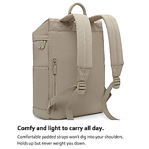 HotStyle ADMETA Casual Daypack College Backpack Aesthetic Bookbag, Pastel Blue