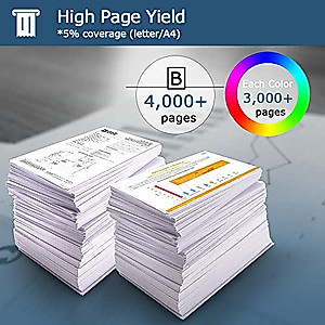 Leize Compatible CS310DN Toner Cartridge use for Lexmark CS310DN CS410DN CS310N CS310 CS510DE CS410N CS410DTN CS510DTE Printer Replacement for Lexmark 70C1HK0 70C1HC0 70C1HM0 70C1HY0 Ink (KCMY-4 Pack)